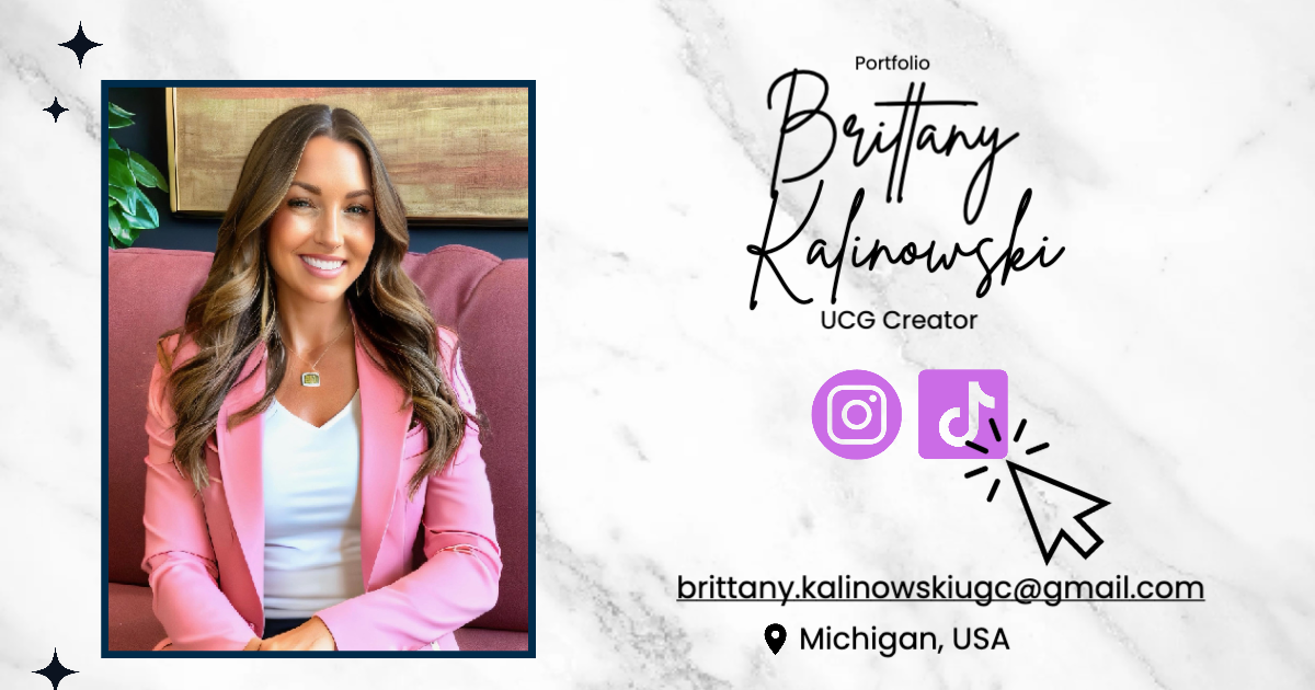 Brittany Kalinowski UGC Portfolio (Website)